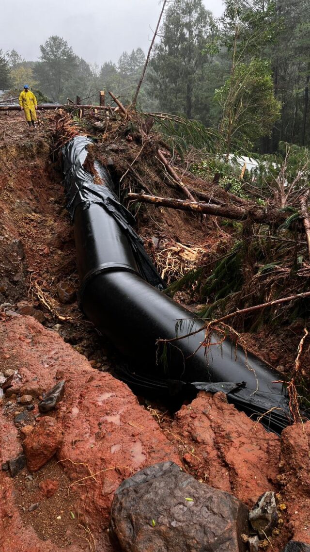 Novo rompimento de adutora na Rota do Sol deixa bairros de Caxias sem ...